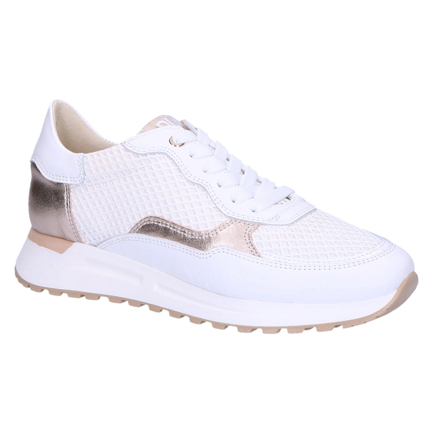 DL Sport 6235 Sneaker bianco bronzo met artikelnummer 6235 bianco ...
