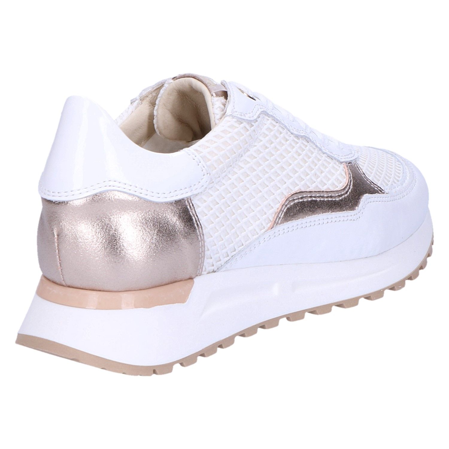 DL Sport 6235 Sneaker bianco bronzo met artikelnummer 6235 bianco ...