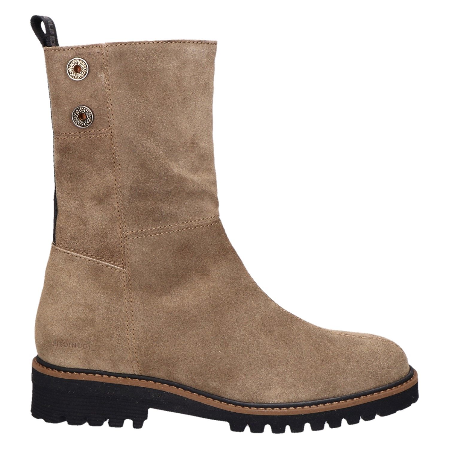 Piedi Nudi 2756-07-03 Enkellaars taupe suede met artikelnummer 2756-07 ...