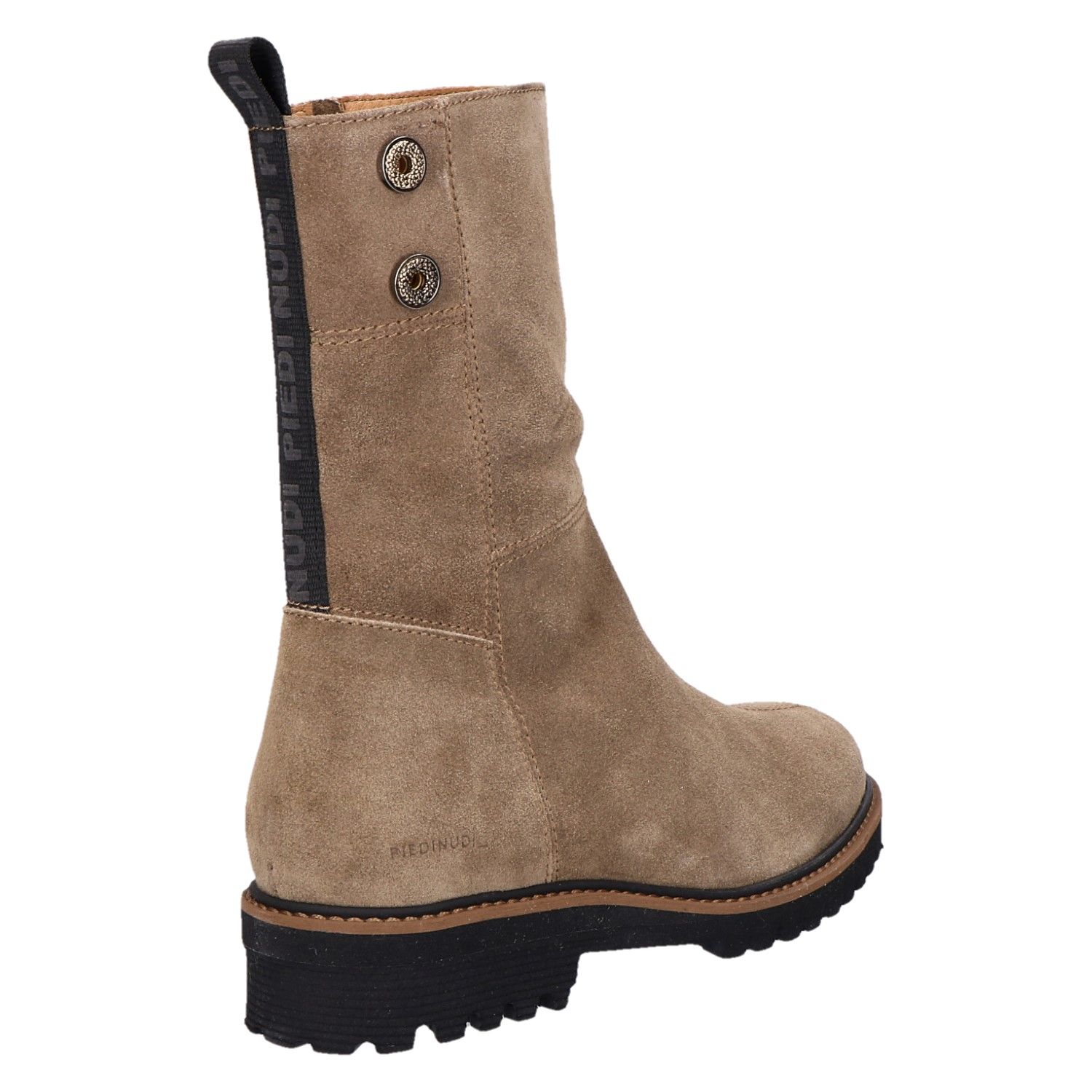 Piedi Nudi 2756-07-03 Enkellaars taupe suede met artikelnummer 2756-07 ...